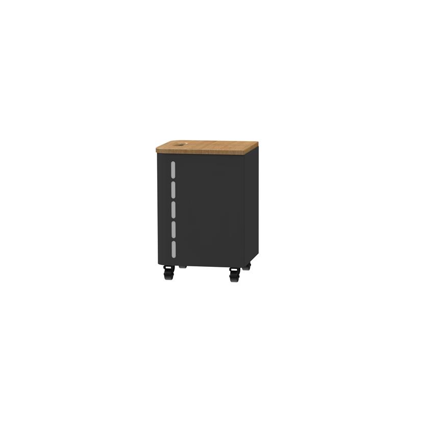 Pellet boxes Fjord Single Black Pellet Box with Wheels - RGSLE13P | LE ...